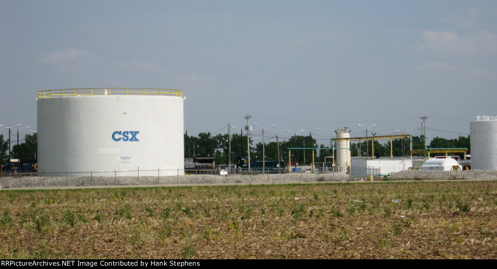 Stanley Yard fuel dump at Service area, 2011